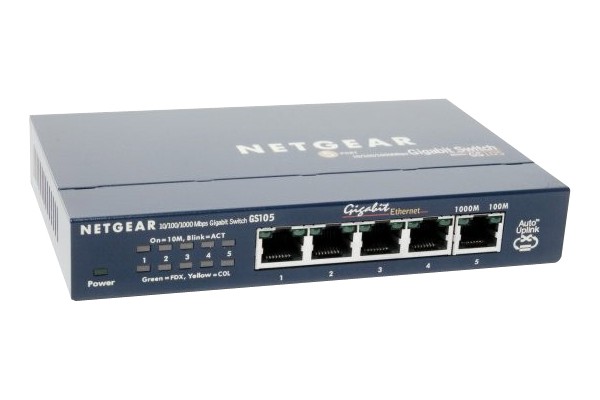 NETGEAR GS105 Switch 5 ports Gigabit - JPF Industries