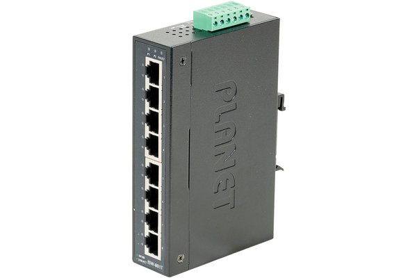 Planet Switch Indust Gigabit -40/75° - 8 ports 10/100/1000 - JPF Industries